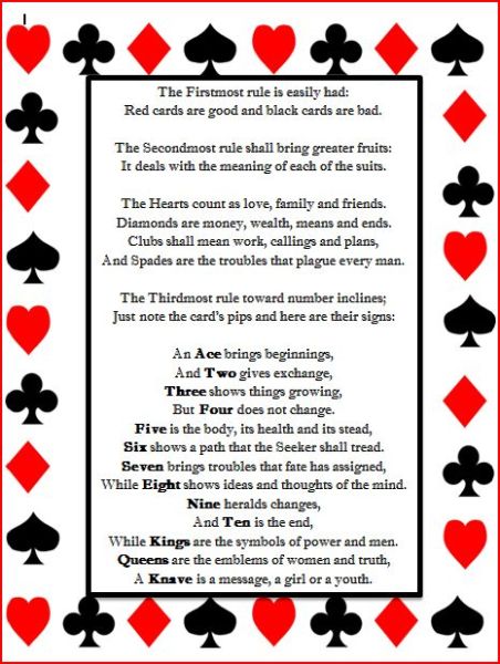 Cartomancy For the Witch of Poor Memory – Dreamquest
